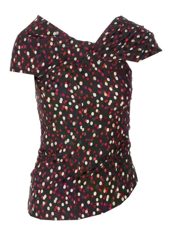 Isabel Marant Polka-dot Blouse - Black