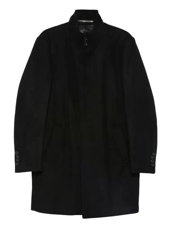 Karl Lagerfeld Wool Single-breasted Blazer - Black