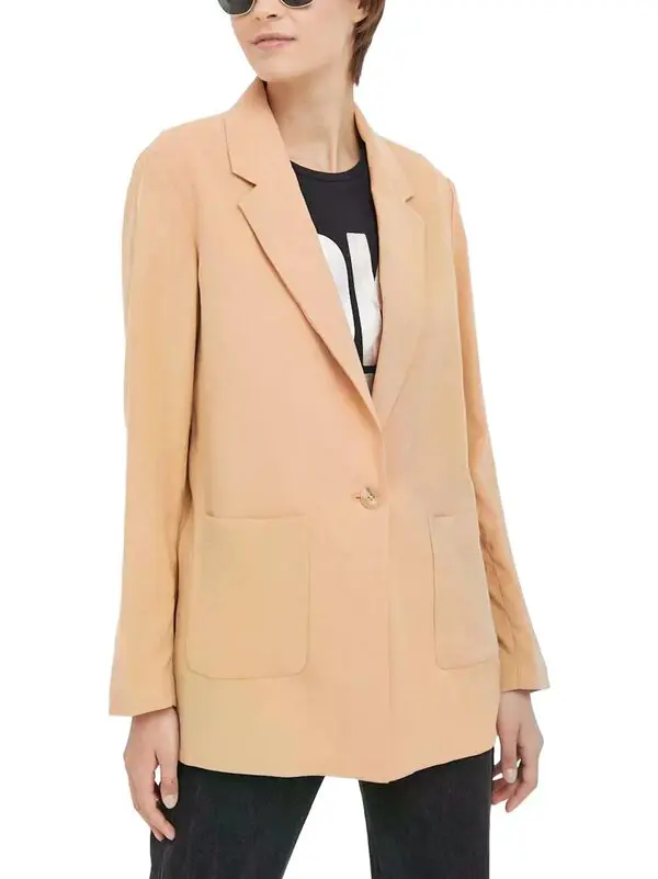 Dkny Single-breasted Blazer - Brown