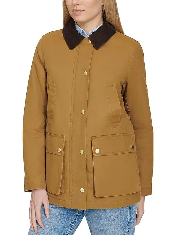 Cole Haan Coated Hunter Jacket - Khaki