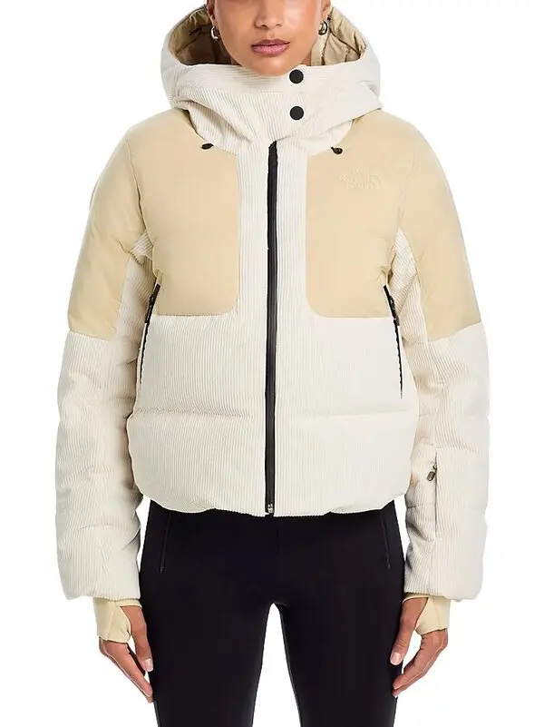 The North Face Cold Spell Cropped Down Jacket - Gravel/white Dune