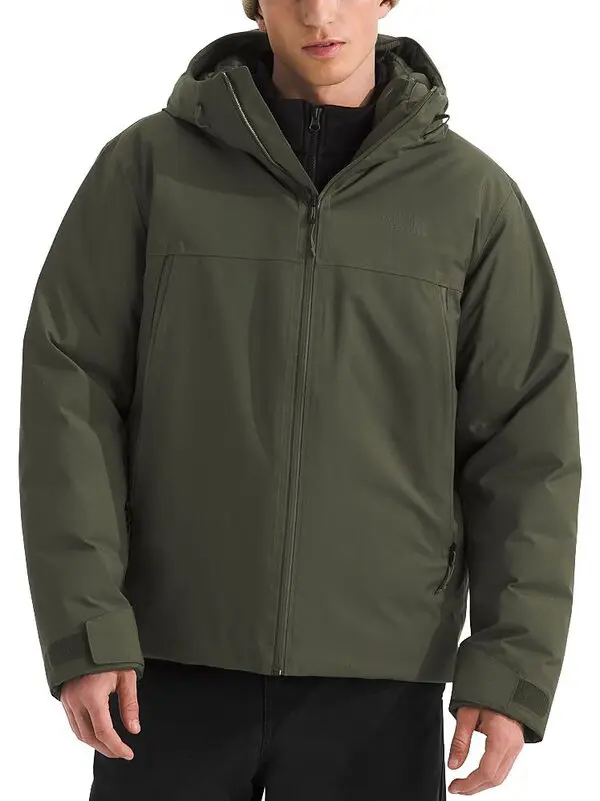 The North Face Mountain Range Down Hooded Jacket - New Taupe
