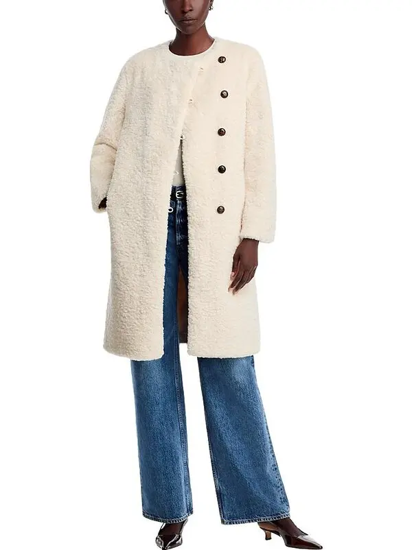 Kobi Halperin Faux Fur Sami Coat - Ivory