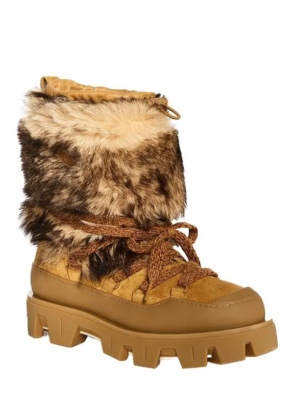 Moncler Peak Apres Boots - Light Brown