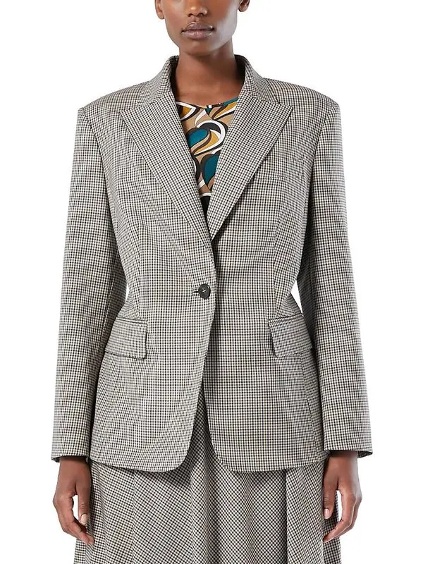 Marina Rinaldi Caliga Wool Blazer - Camel
