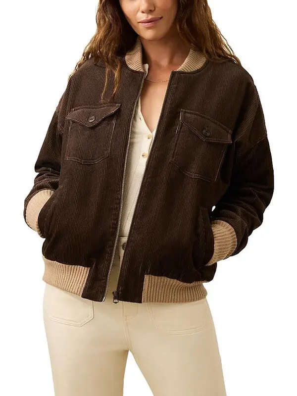 Faherty Brand Heritage Cord Jacket - Chocolate