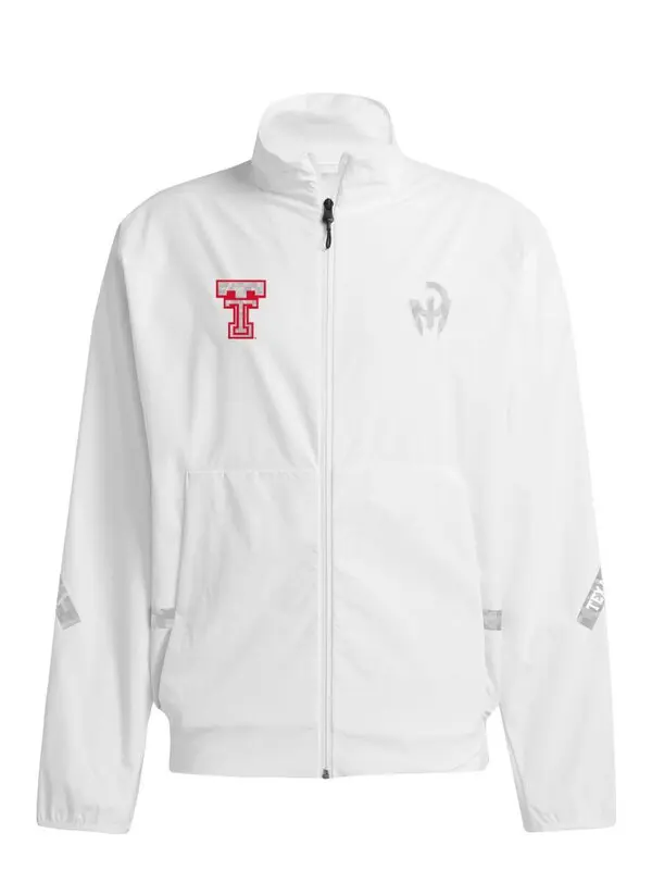 Adidas Texas Tech Red Raiders X Patrick Mahomes Zne Travel Jacket - White