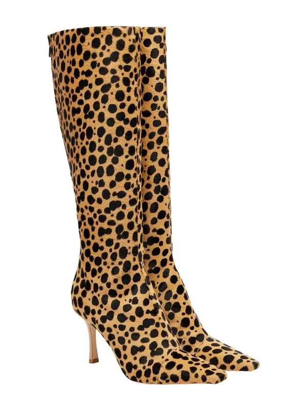 JIMMY CHOO Gloria 85 Knee-high Boots - Beige
