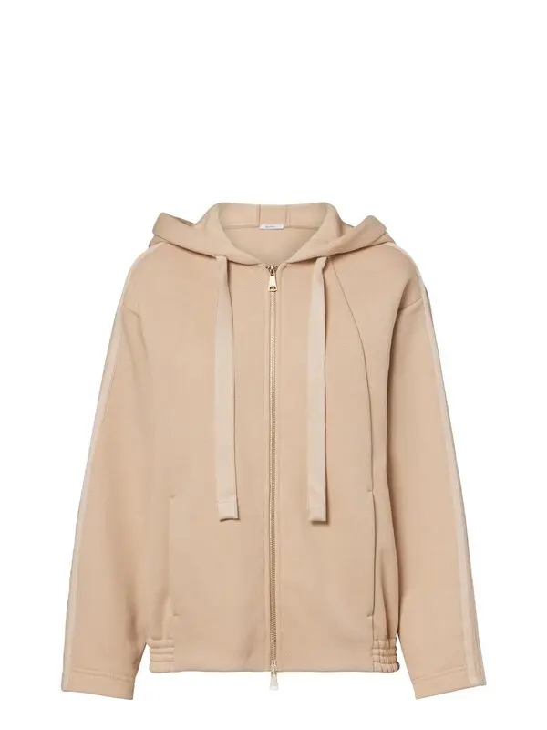 Max Mara Omelia Cotton Sweatshirt - Beige