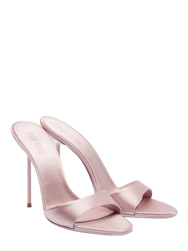 Paris Texas Lidia 105 Satin Mules - Pink