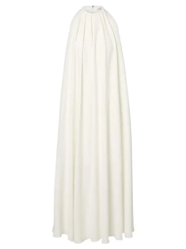 Givenchy Draped Maxi Dress - White
