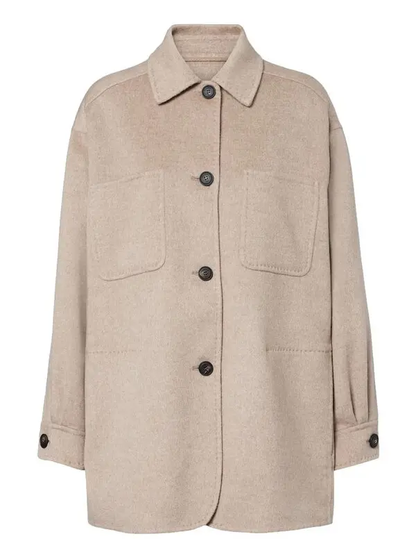 Max Mara Panno Cashmere Jacket - Beige