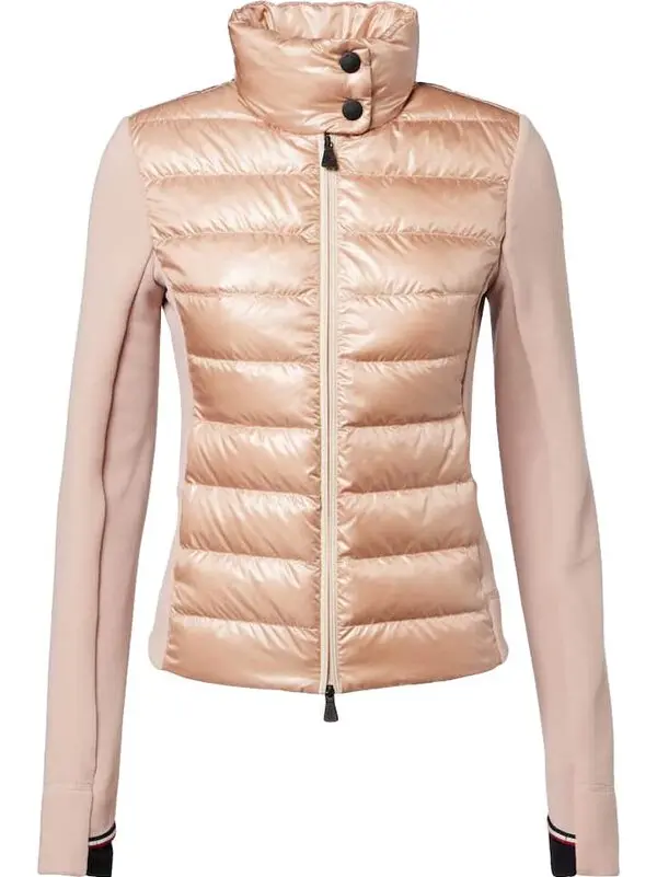 Moncler Down-paneled Jacket - Pink