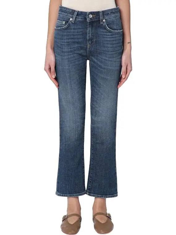 DEPARTMENT 5 Washed Clar Bootcut Jeans - Blue