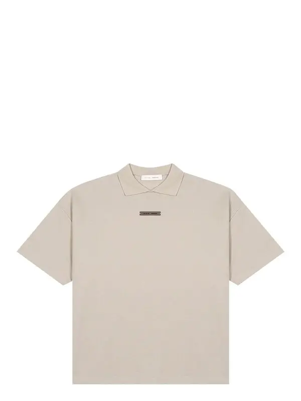 Fear Of God 90s Fit Pique Short Sleeve Polo - Tan