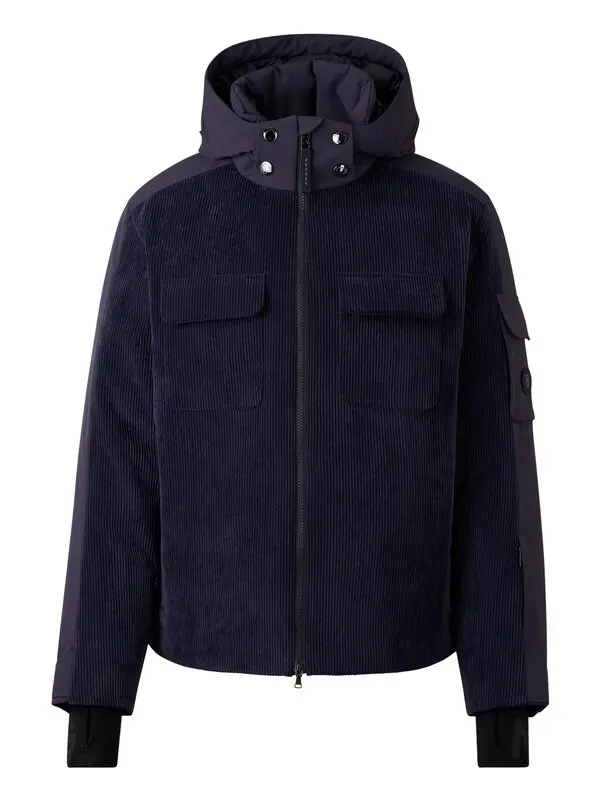 Bogner Cobe Corduroy Ski Jacket - Navy Blue