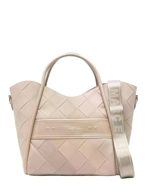 MARC ELLIS Logo-patch Tote - Neutrals