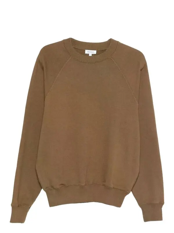 Norse Projects Crew Neck Pullover Sweater - Brown