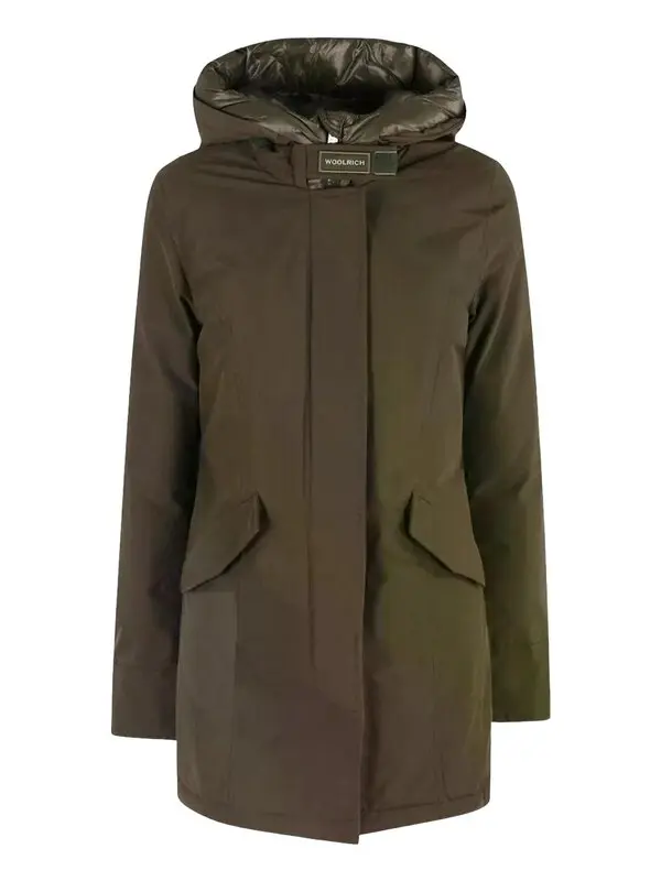 Woolrich Hooded Parka Coat - Green