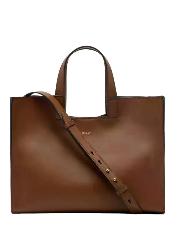 Bally Leather Tote Bag - Brown