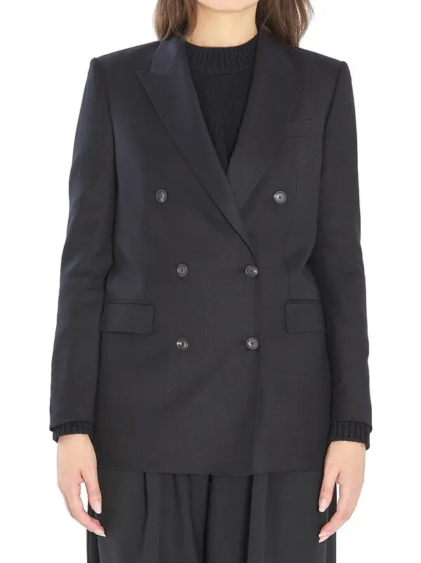 Tagliatore Jasmine Wool & Silk Jacket - Black
