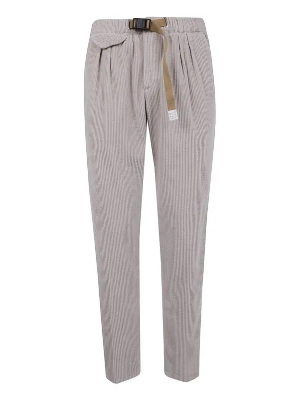 WHITE SAND Long Classic Trousers - Grey