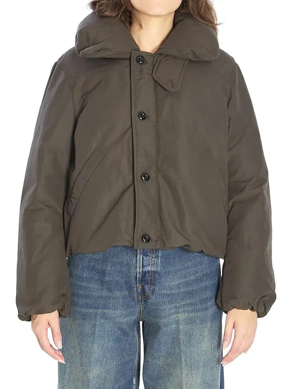 LEMAIRE Short Puffer Blouson - Brown