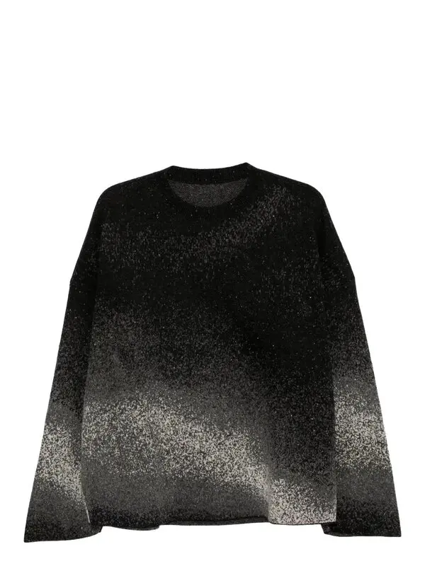 CROQUIS Patterned Jumper - Black
