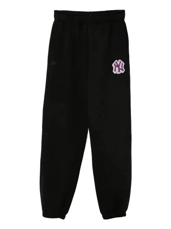 New Era Logo-embroidered Trousers - Black