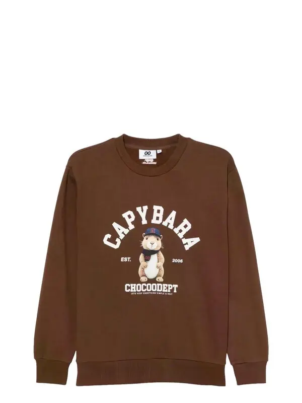 CHOCOOLATE Graphic-print Sweatshirt - Brown