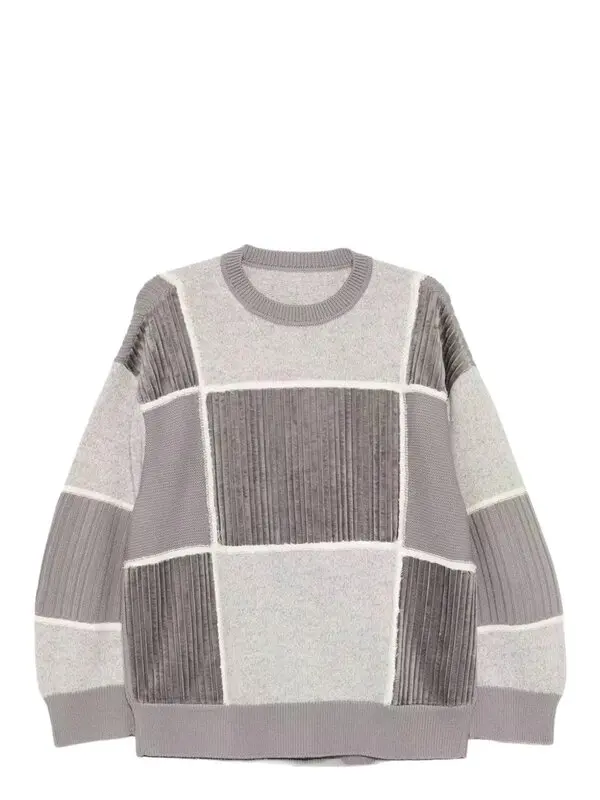 CROQUIS Patchwork Jumper - Grey