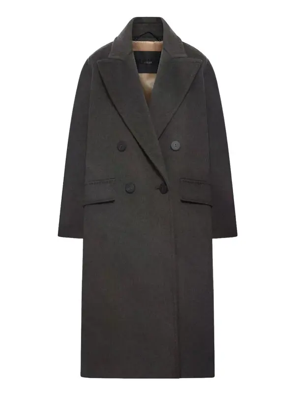 Max Mara Angus Double-breasted Coat - Green
