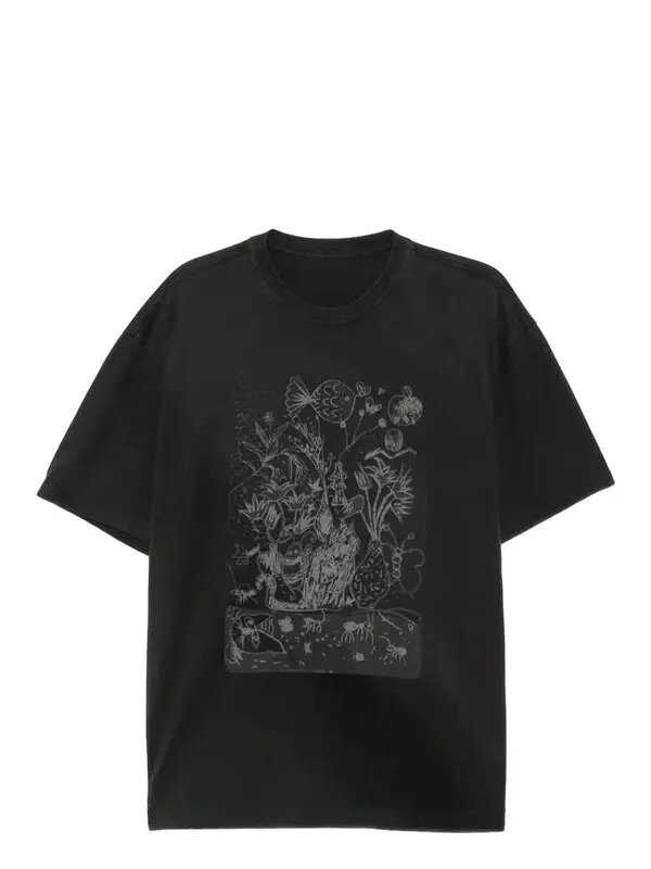 JNBY Cotton Short-sleeve T-shirt - Black