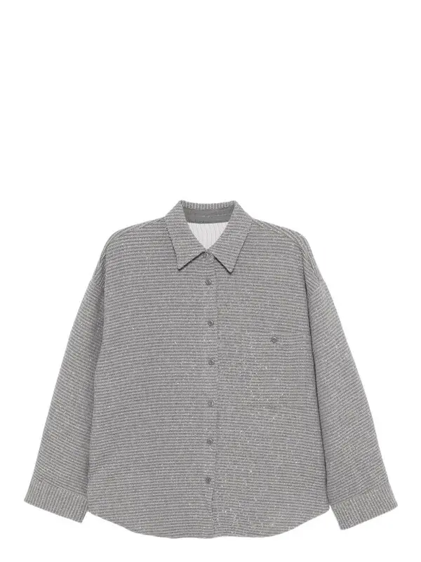 JNBY Collared Tweed Jacket - Grey