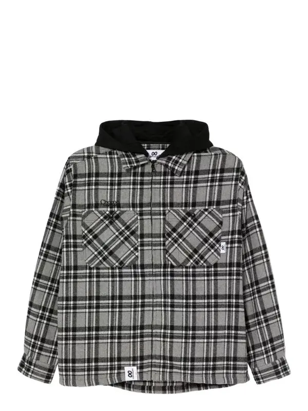 CHOCOOLATE Checked Jacket - Black