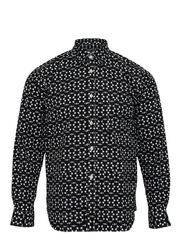Comme Des Garçons Printed Shirt - Black