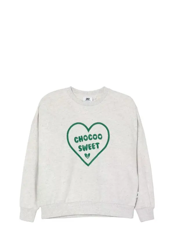 CHOCOOLATE Logo-embroidered Crewneck Sweatshirt - Grey
