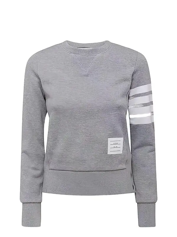 Thom Browne Loopback 4-bar Sweatshirt - Grey