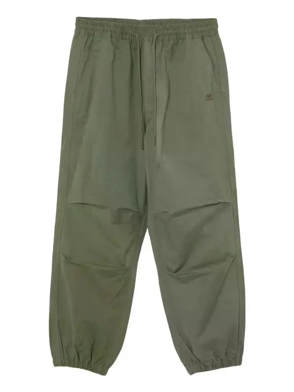 CHOCOOLATE Logo-embroidered Trousers - Green