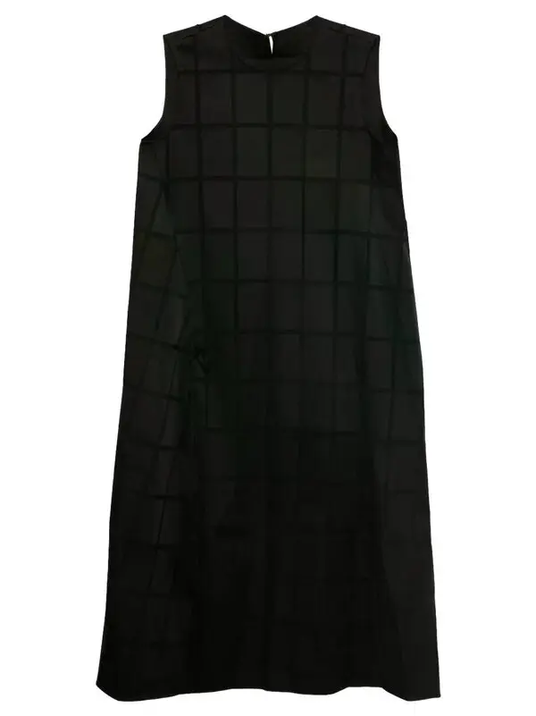 LESS Patterned Dress - Black