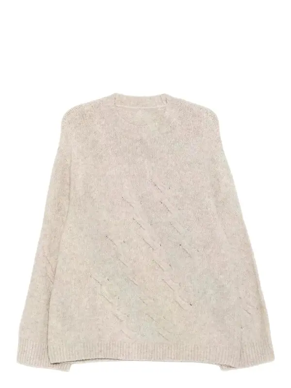 CROQUIS Cable-knit Jumper - Neutrals