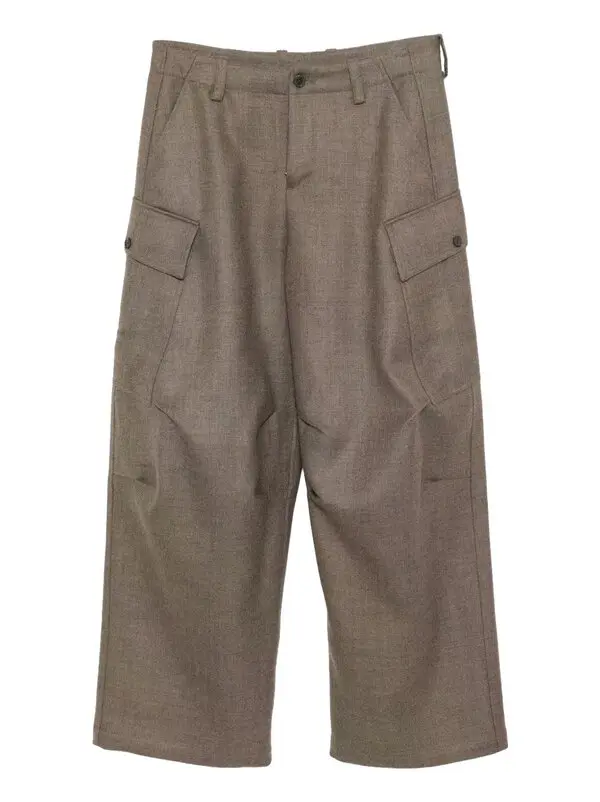 JNBY Wool Cargo Trousers - Brown