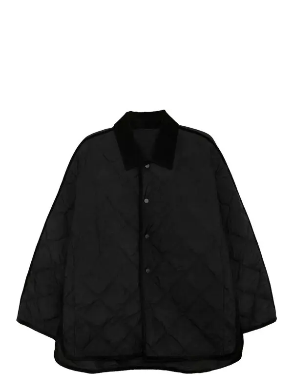 CROQUIS Collared Padded Jacket - Black