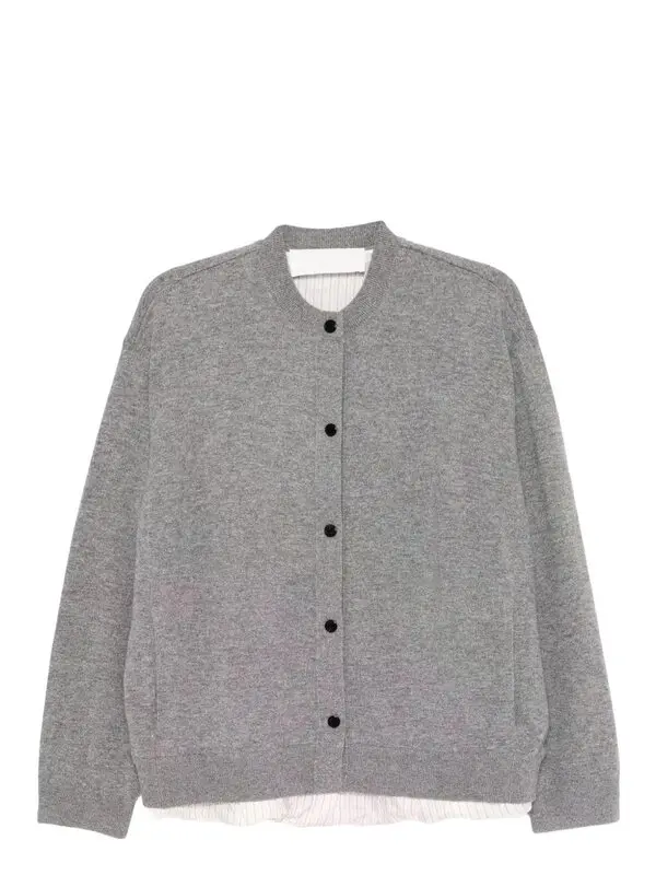 LESS Mid-length Cardigan - Grey