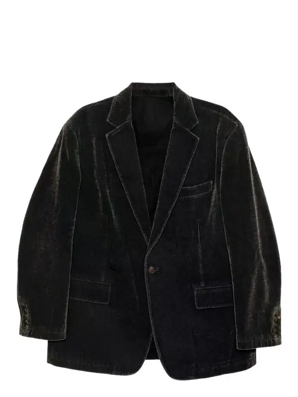 CROQUIS Single-breasted Blazer - Black