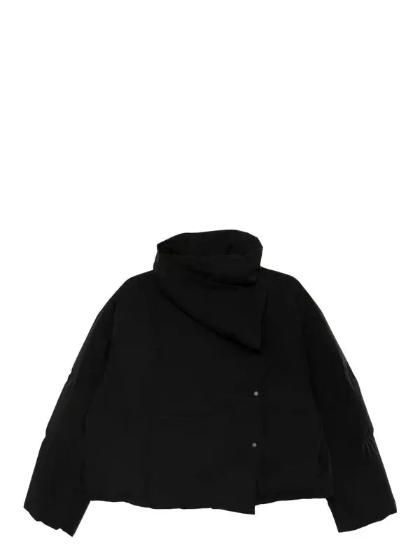 LESS Cropped Puffer Jacket - Black