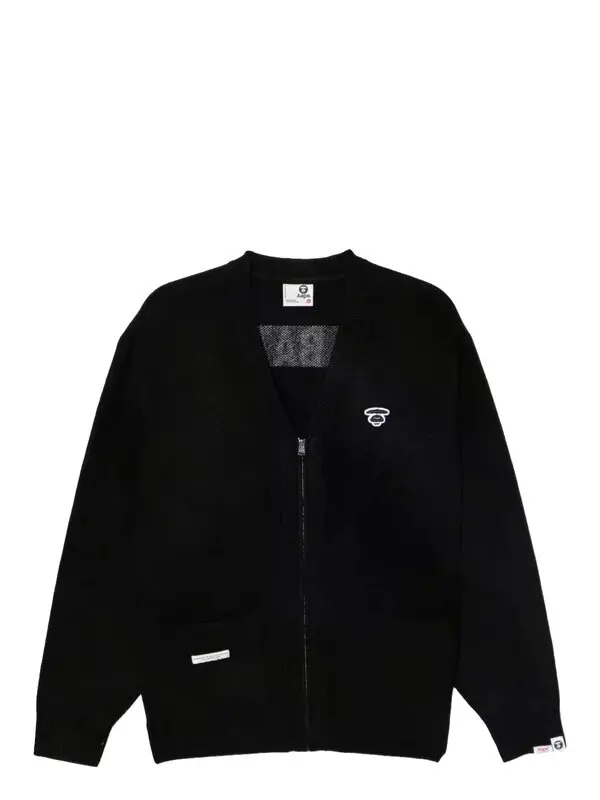 AAPE BY *A BATHING APE® Moonface Cardigan - Black