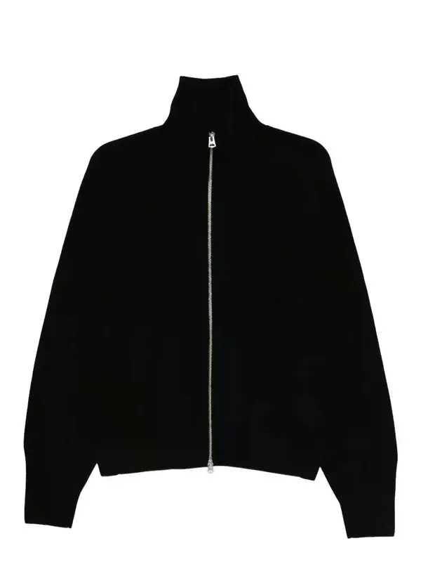 CROQUIS Zipped Cardigan - Black