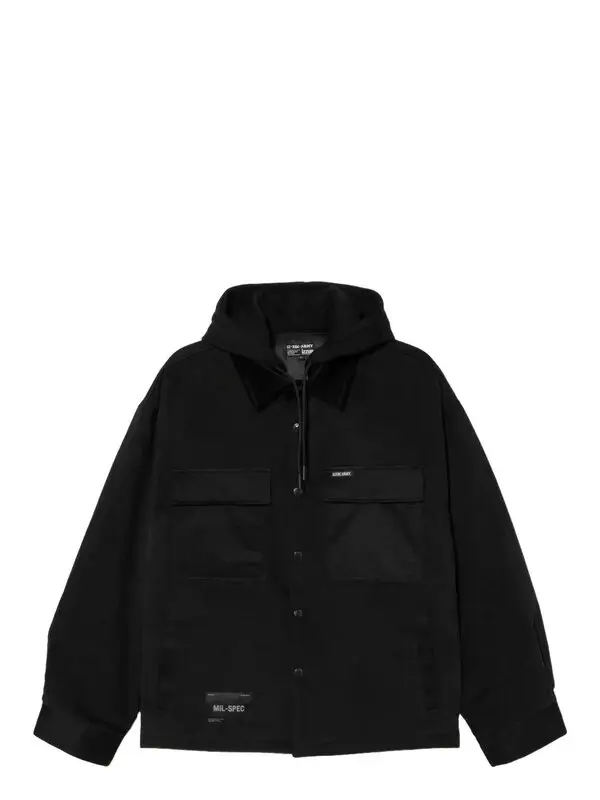 Izzue Logo-patch Jacket - Black