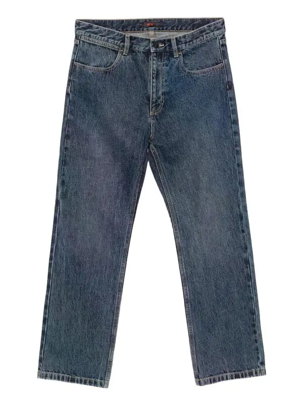 CROQUIS Cotton Straight Jeans - Blue